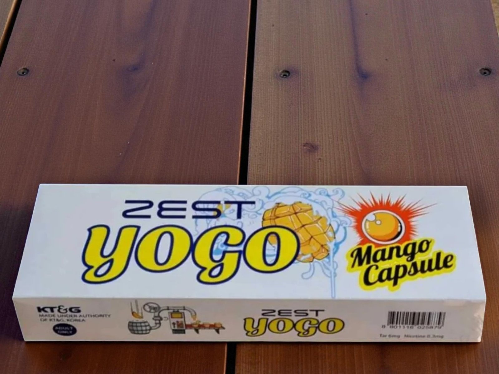 บุหรี่ Zest Yogo Mango (1เม็ดบีบ) - Buri78.com